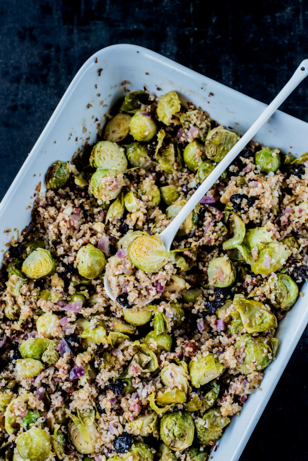 Bulgur-Risotto mit Rosenkohl
